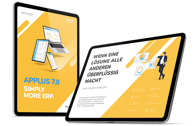 ERP-Software: Kostenloses Infomaterial zu APplus